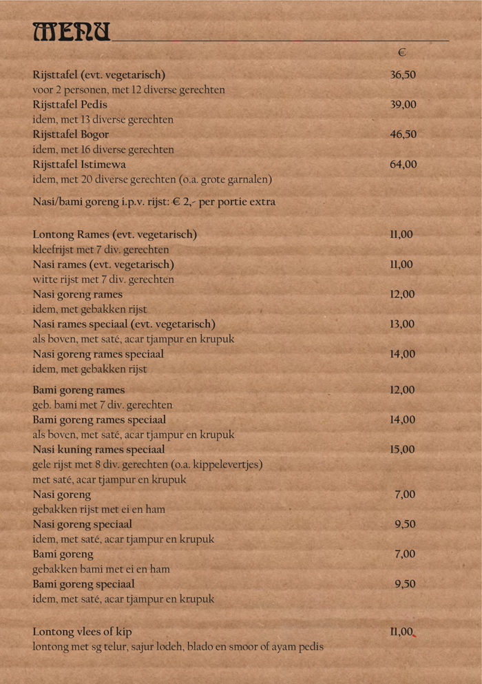Bogor Roemah Makan | Indonesisch Restaurant